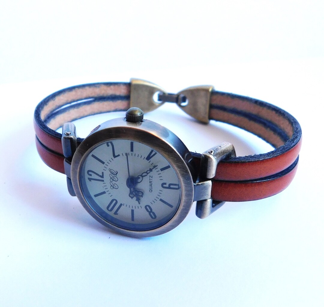 Leather Watch for Women. Women's Wristwatch With Tailor Size Wristband ...