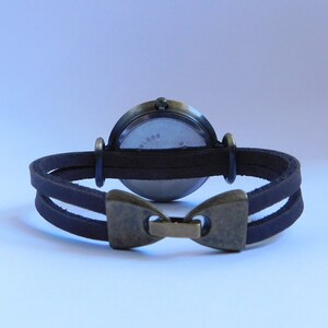 Leather Watch for Women, Simple Leather Wrist Watch, Retro Minimalist ...