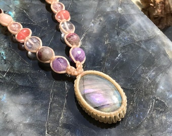 Healing stone & crystal necklaces rare and unique by MerakiJems