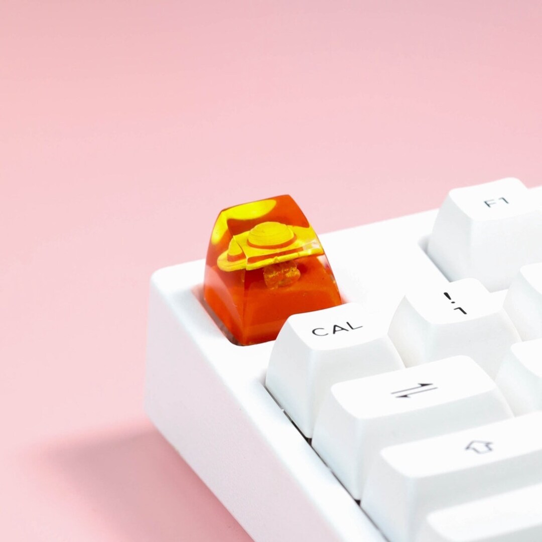 One Piece Luffy Keycaps, Luffy Hat Odd Keyboard Buttons, One Piece ...