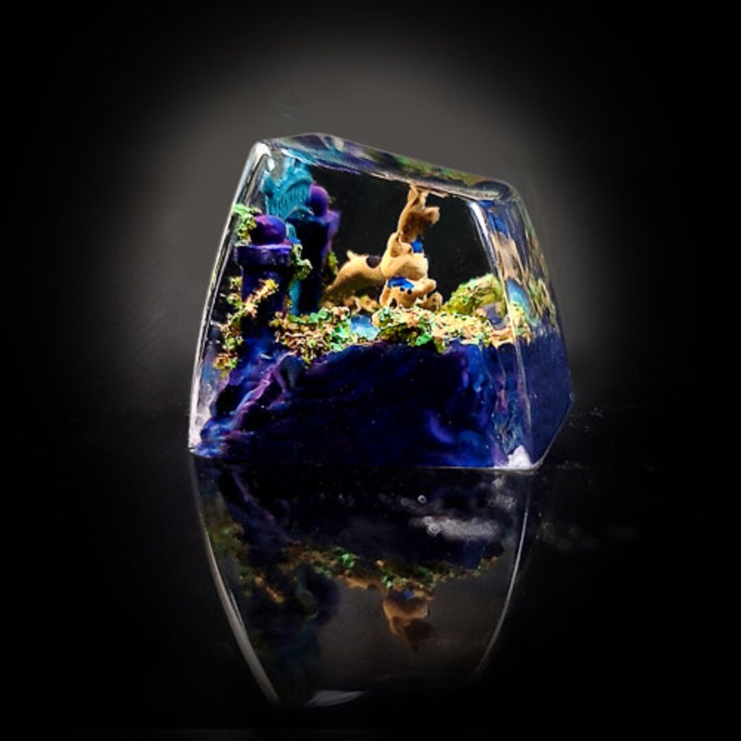 Scooby Doo Keycap, Mechanical Keyboard Button Scared Dog, Funny Scooby ...