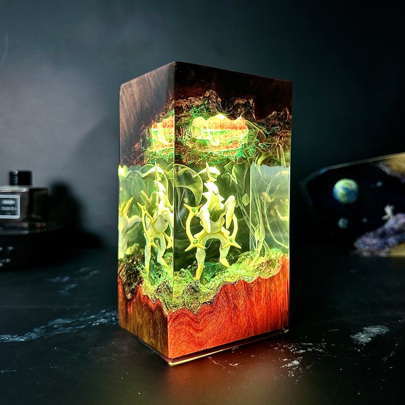 ARCEUS Pokemon Epoxy Lamp, Custom Pokemon, Resin Lamp, Pokemon ...