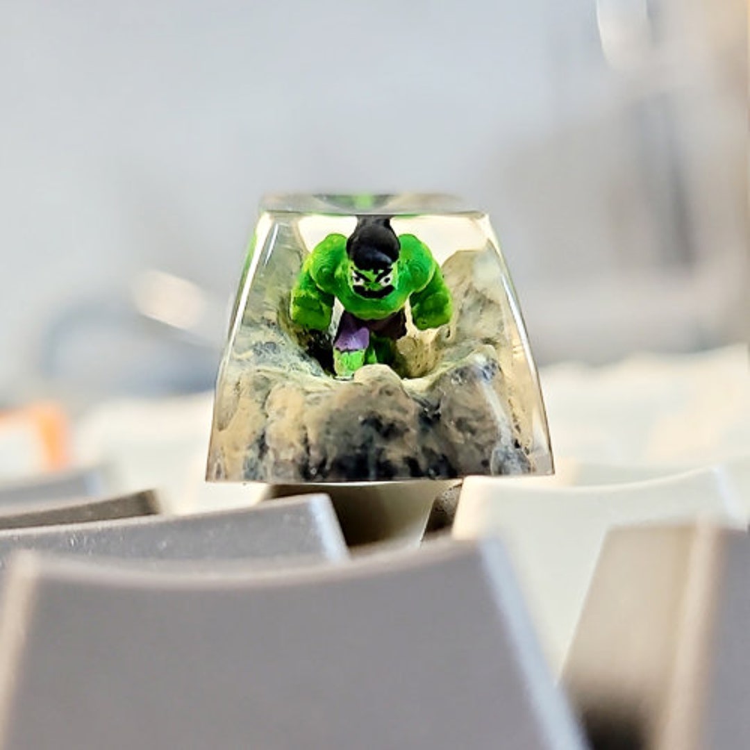 The Hulk Keycap, Mechanical Keyboard Button the Hulk Character in Mavel ...