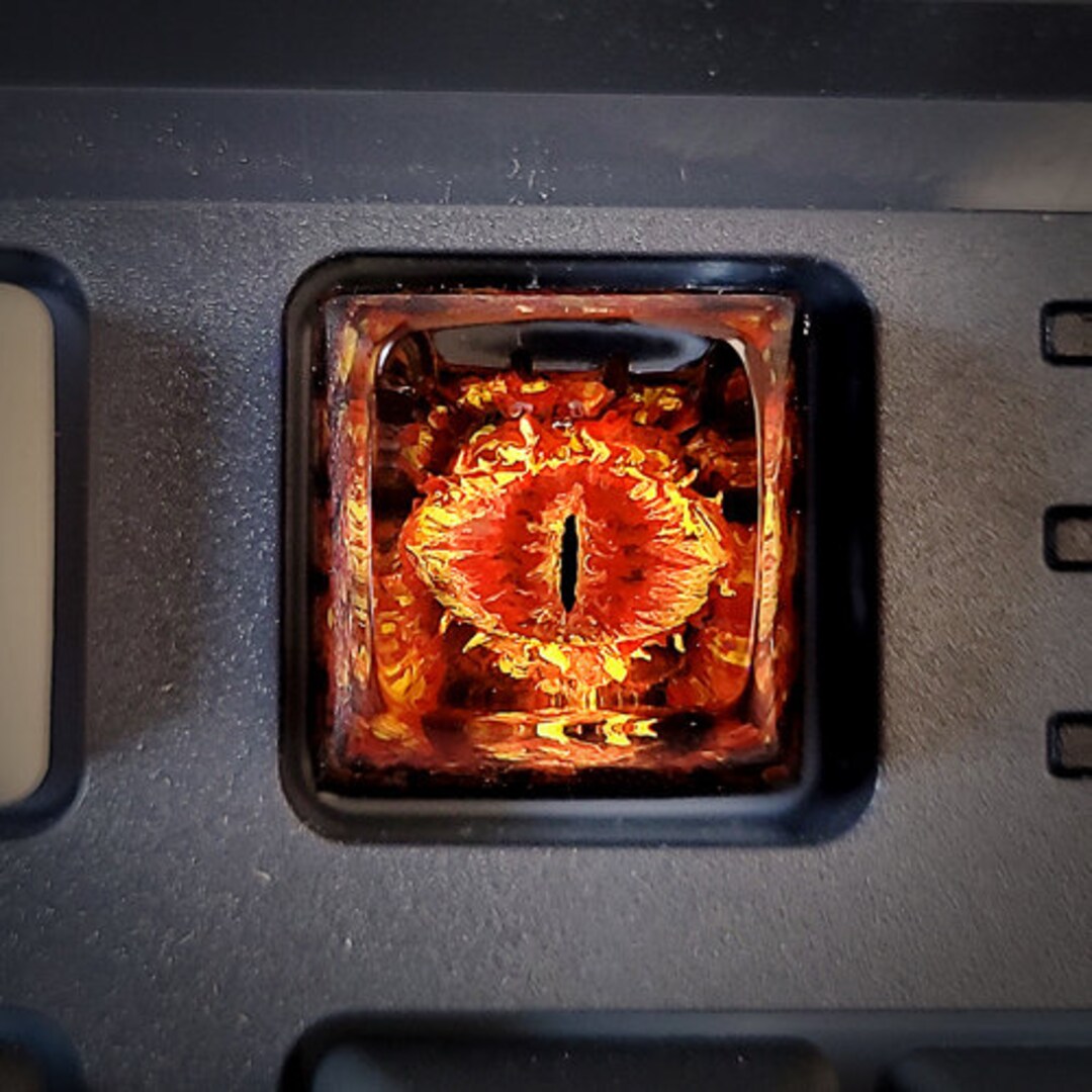 Lord of the Ring Keycap, Sauron Eye and the Ring of Dark Lord Keycap ...
