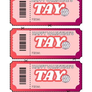 Happy Valentines Tay - Taylor Swift-inspired Digital Download Cards - Etsy