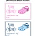 You CROC Valentine’s Day Printable Cards + Coloring Pages - Etsy