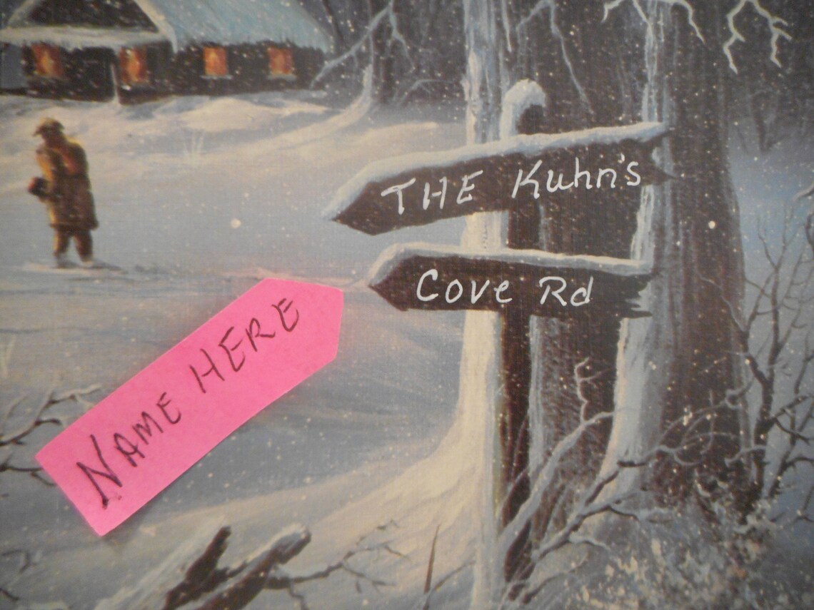 Ron Huff Winter Scene With Chapel & Horse and Buggy | Etsy