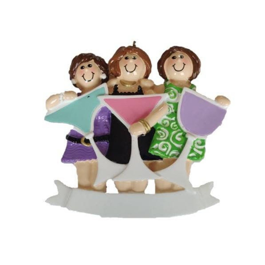 Three Girls Night Out Personalized Ornament - Etsy