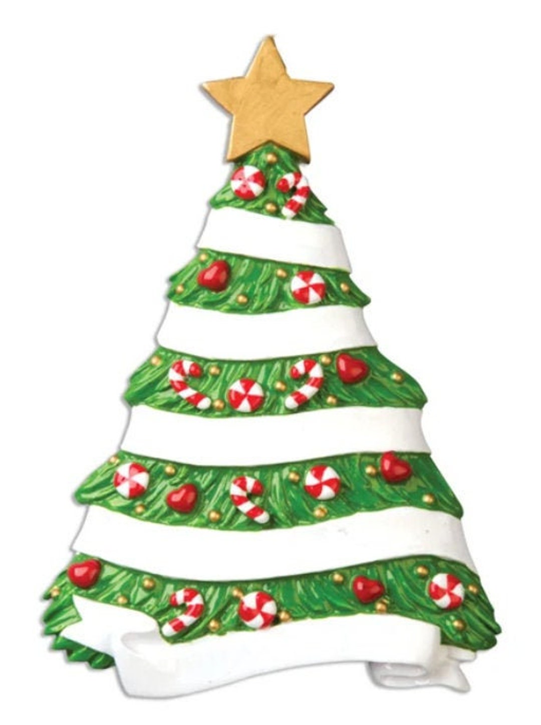 Christmas Tree Personalized Christmas Ornament - Etsy