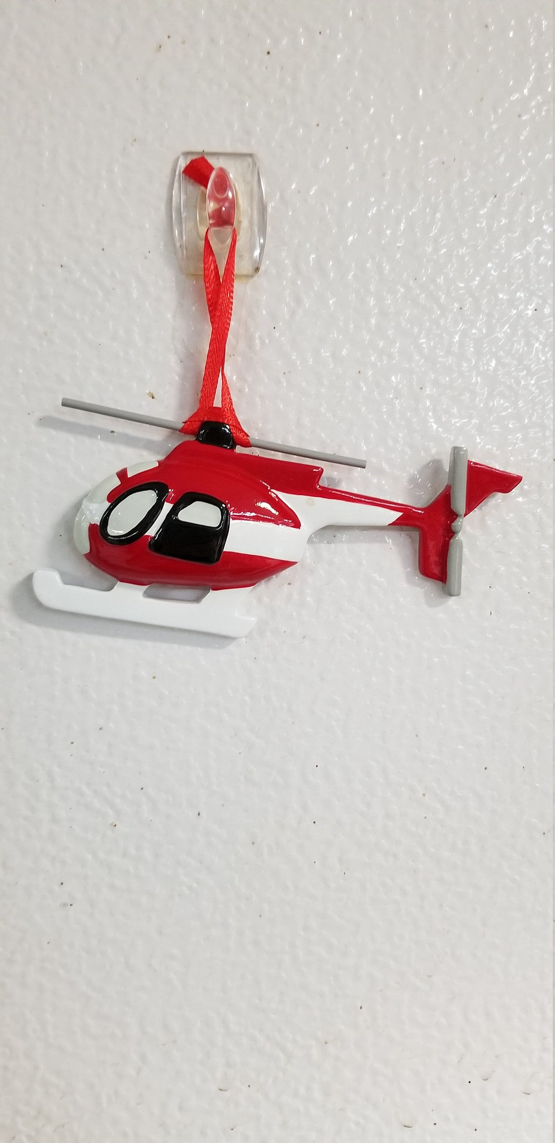 Helicopter Personalized Christmas Ornament | Etsy