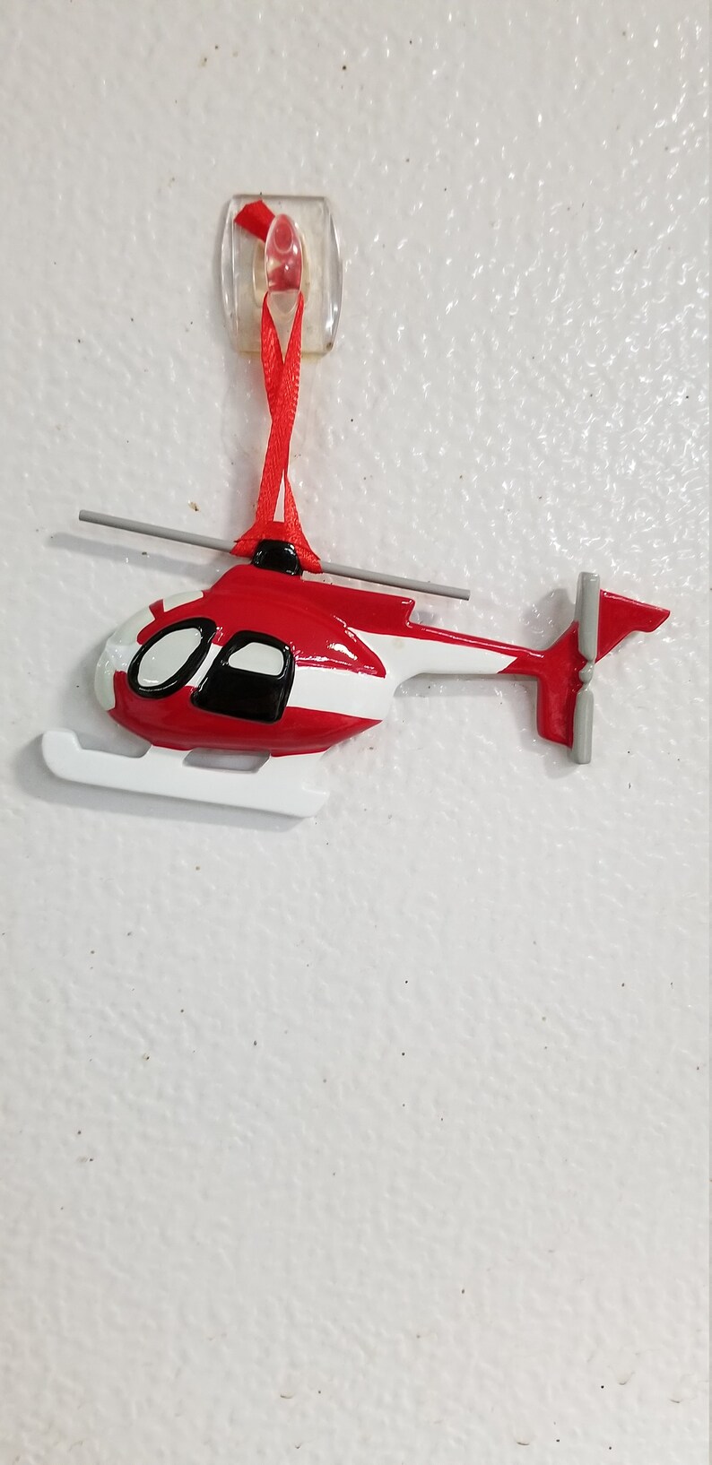 Helicopter Personalized Christmas Ornament - Etsy