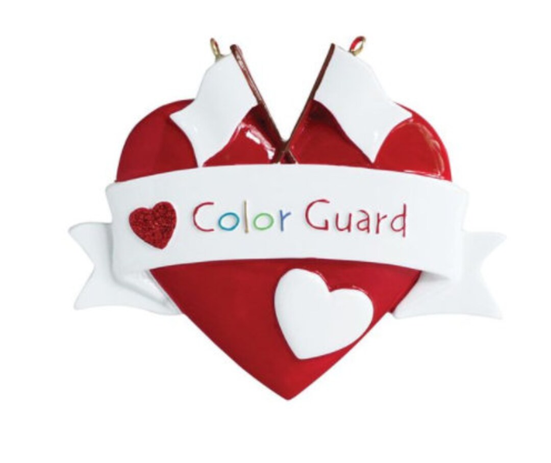 Color Guard Personalized Christmas Ornament - Etsy