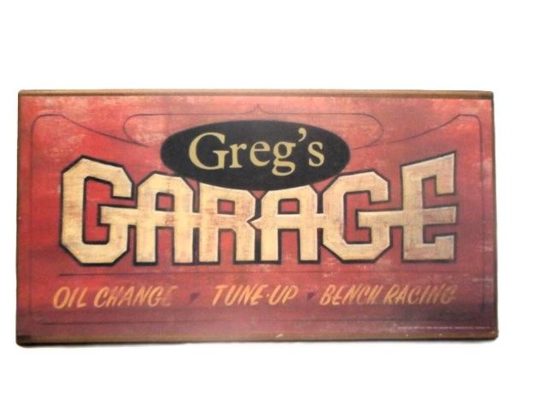 Personalized Garage Sign - Etsy