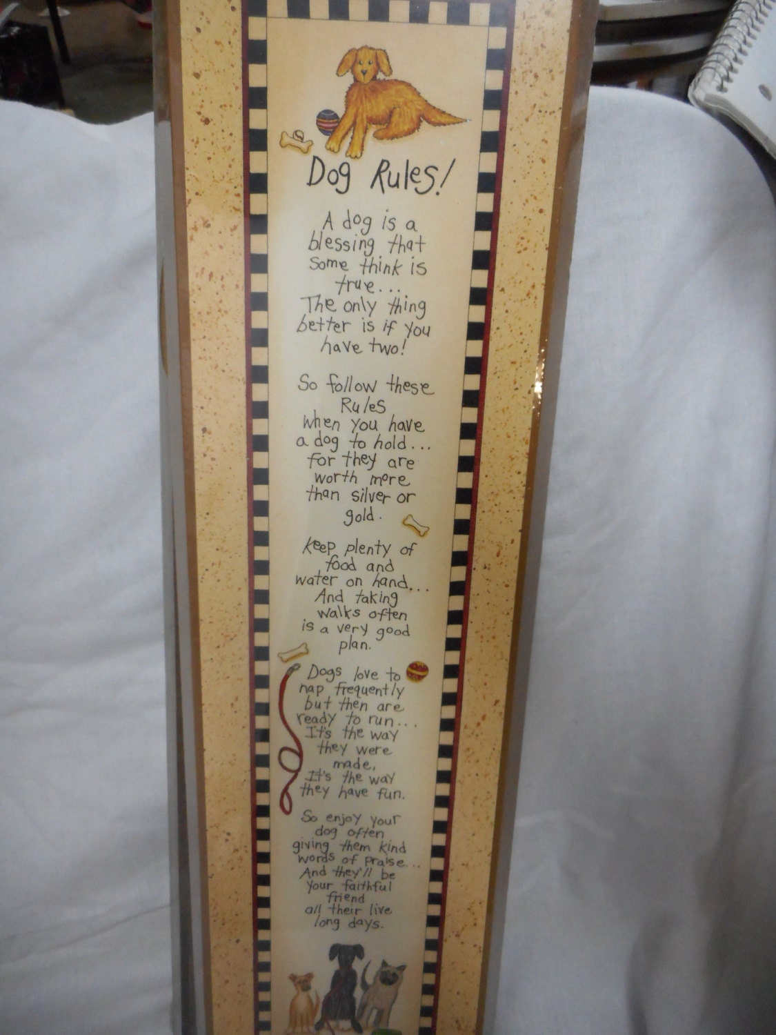 Dog Rule's Sign - Etsy