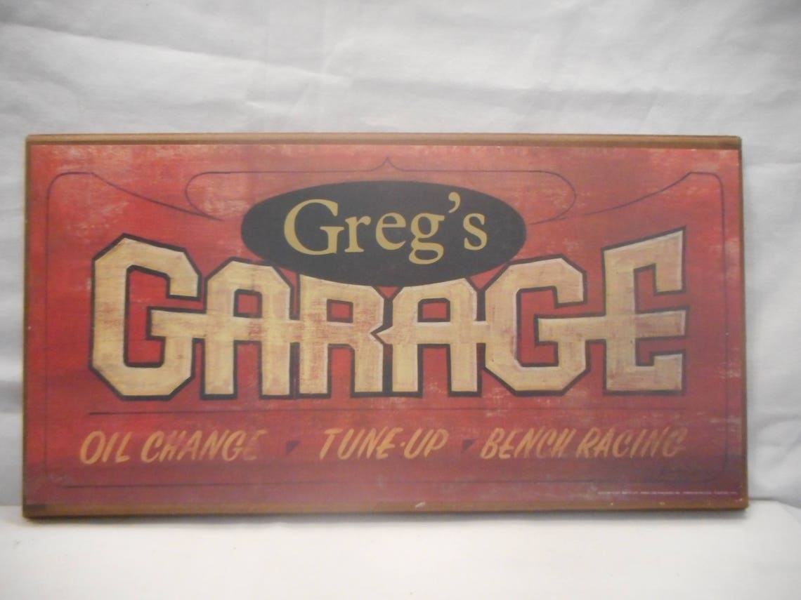 Personalized Garage Sign - Etsy