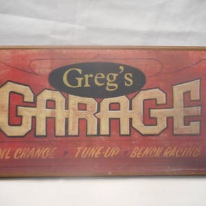 Personalized Garage Sign - Etsy