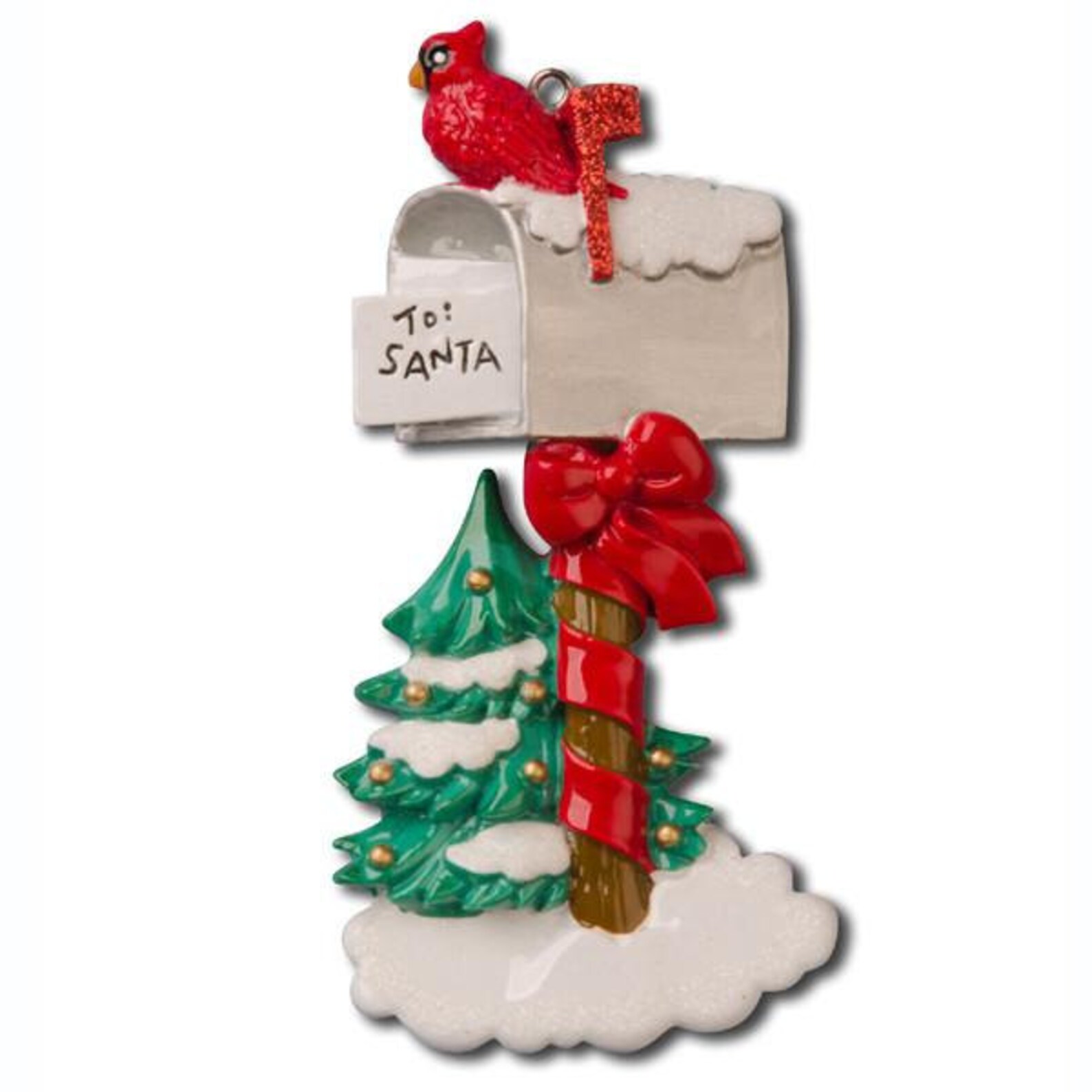 Letter to Santa Mailbox Personalized Christmas Ornament - Etsy