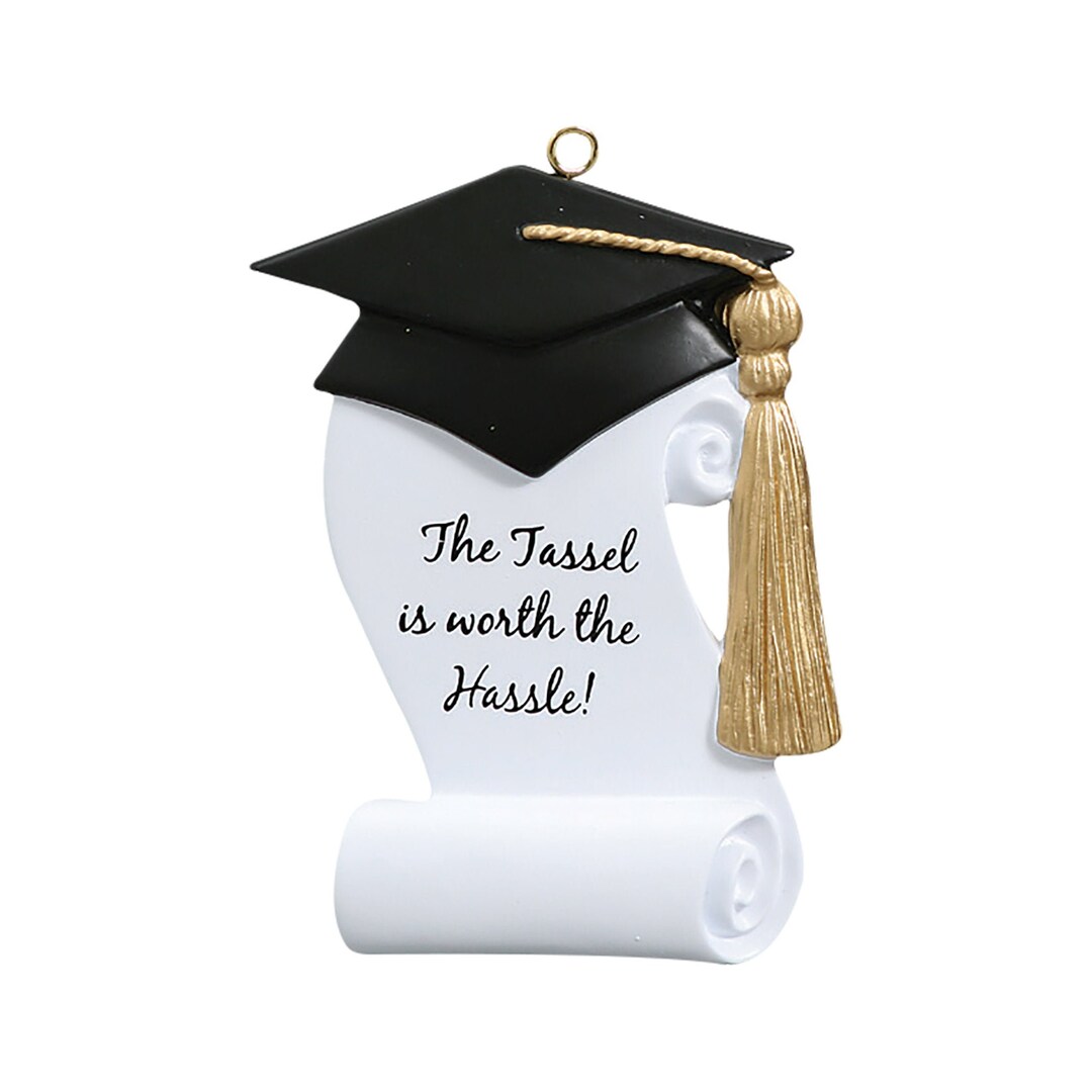 Graduation Cap and Scroll Personalized Christmas Ornament - Etsy