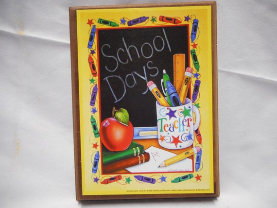 School Days Sign | Etsy