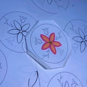 Floral#3 Beading Template - Etsy