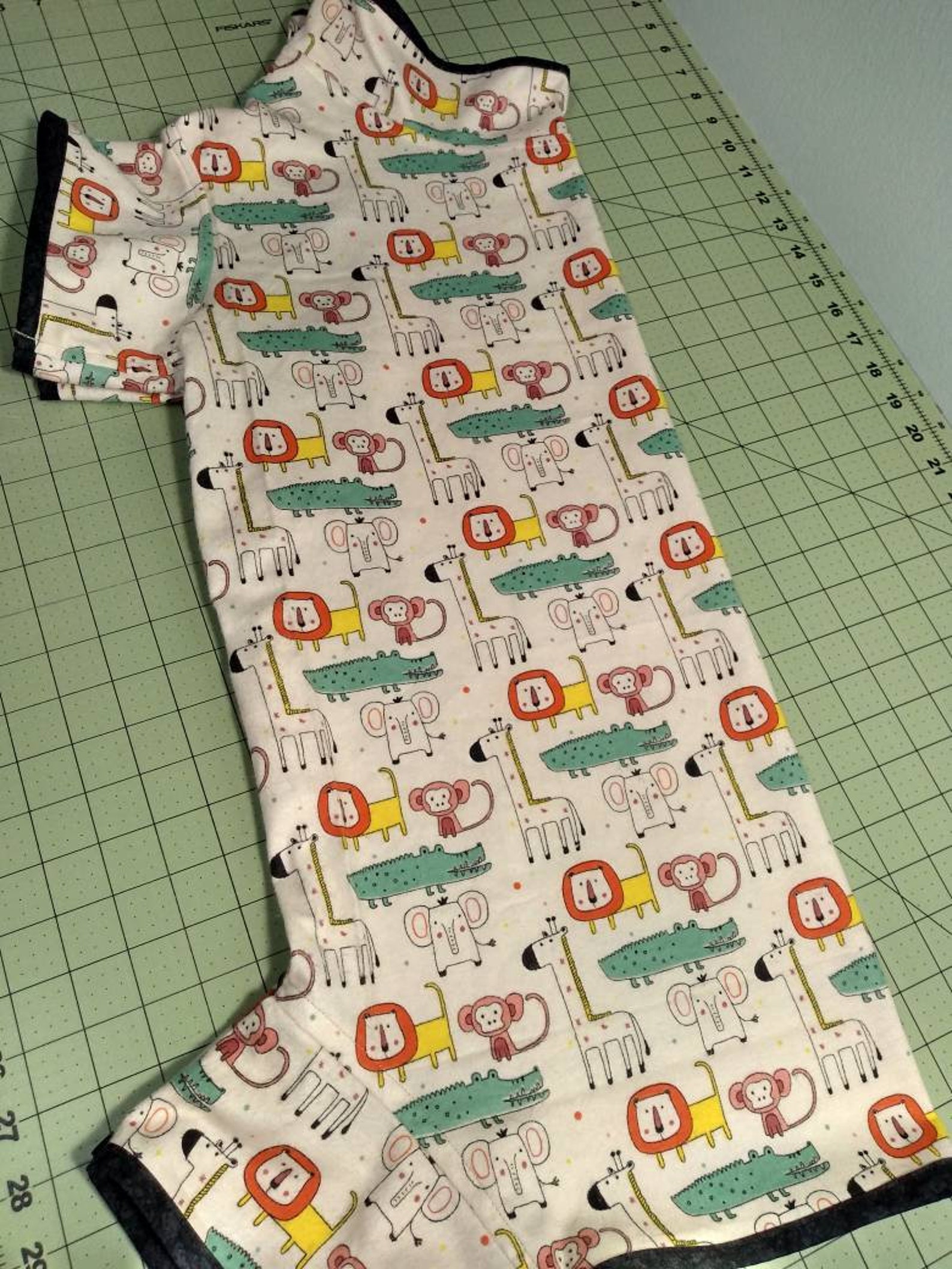 Dog Pajamas, Zoo Animal Print, Shirt, Clothes for Large Pets, Large ...