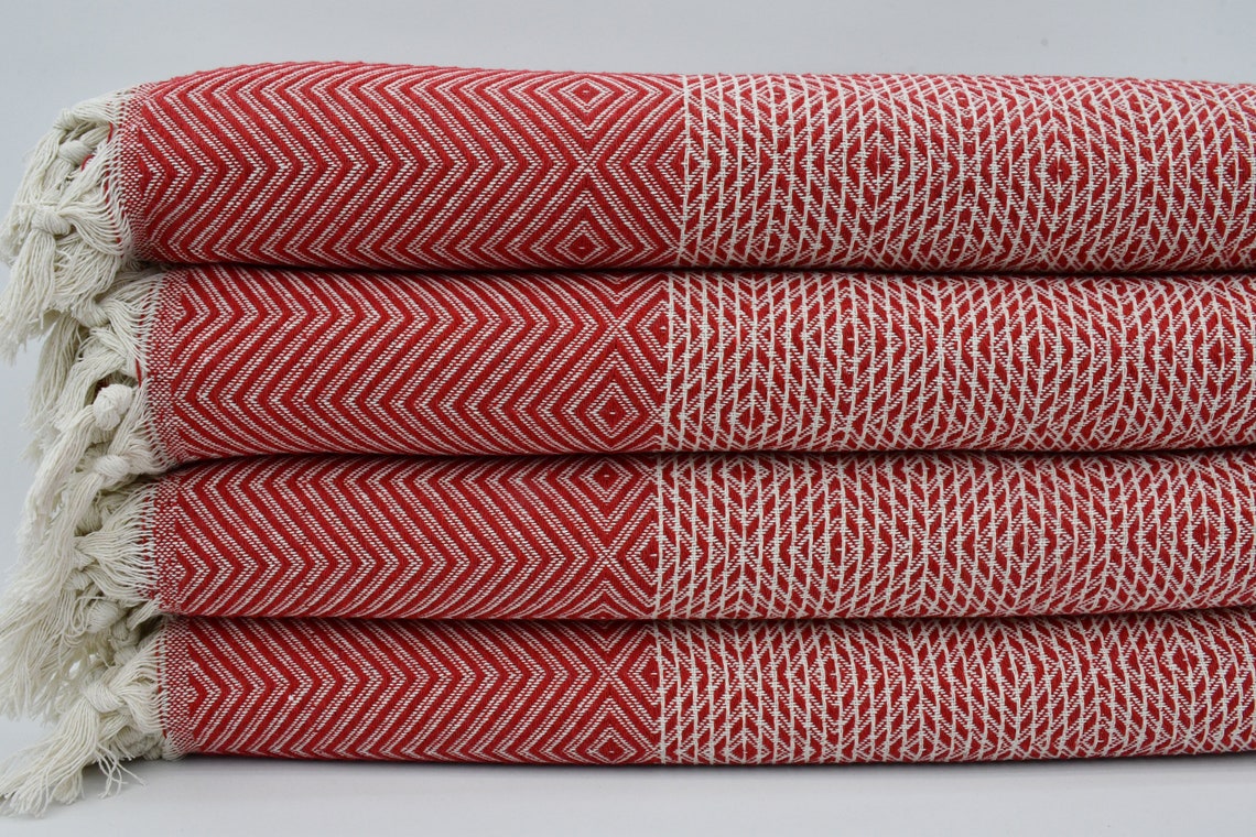 Turkey BlanketPeshtemal ThrowRed BlanketBulk ThrowsTurkish | Etsy