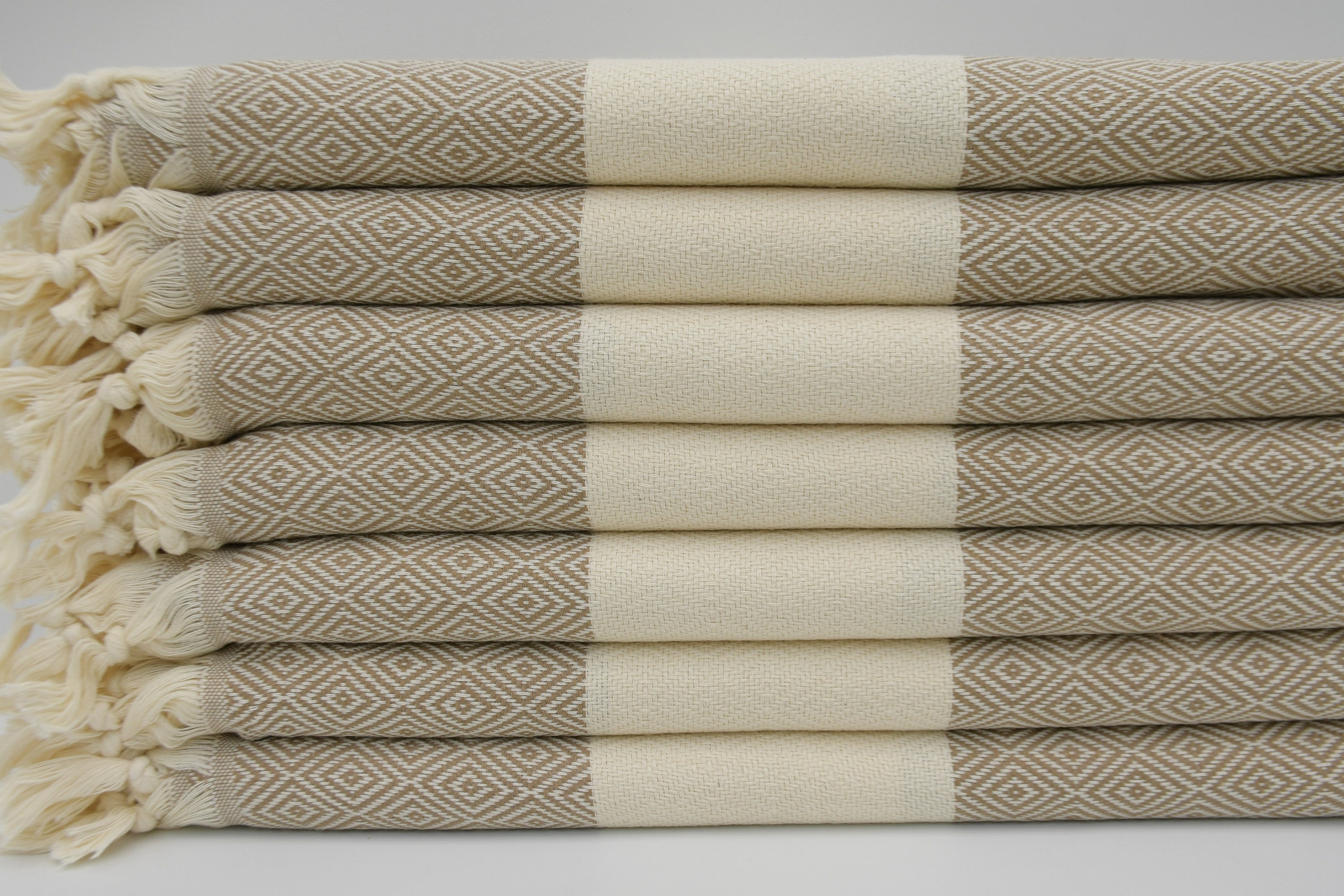 Taba Color TowelTurkish PeshtemalBeach TowelSoft | Etsy