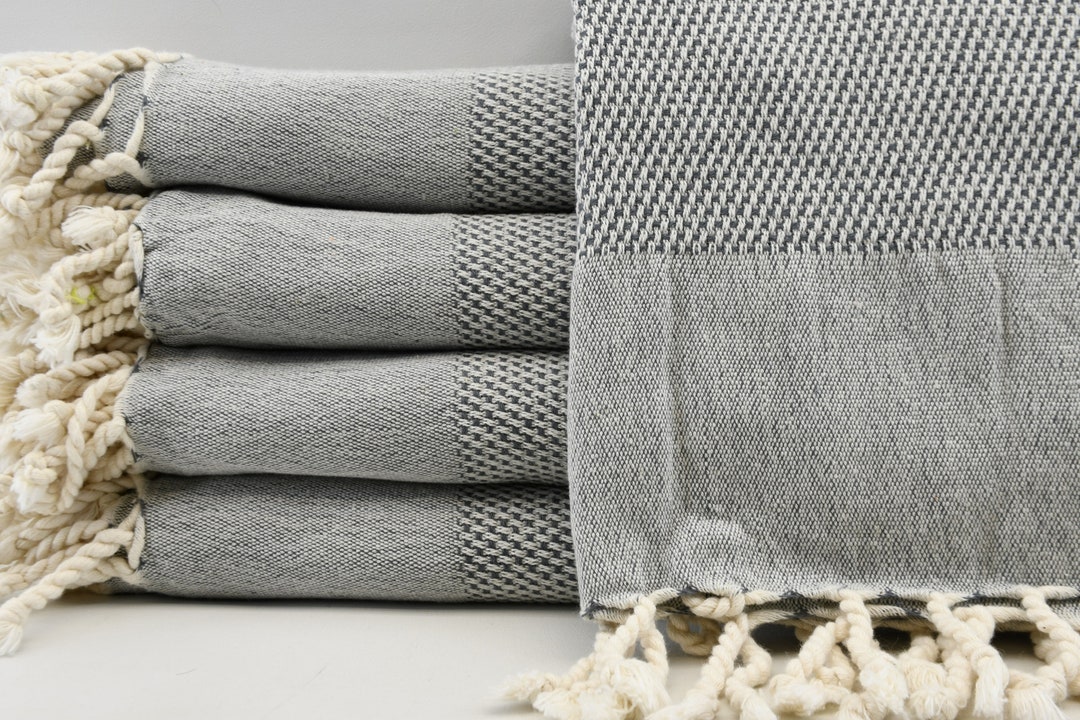 Kitchen Towel,turkish Face Towel,gray Hand Towel,hand Towel,23"x40 ...
