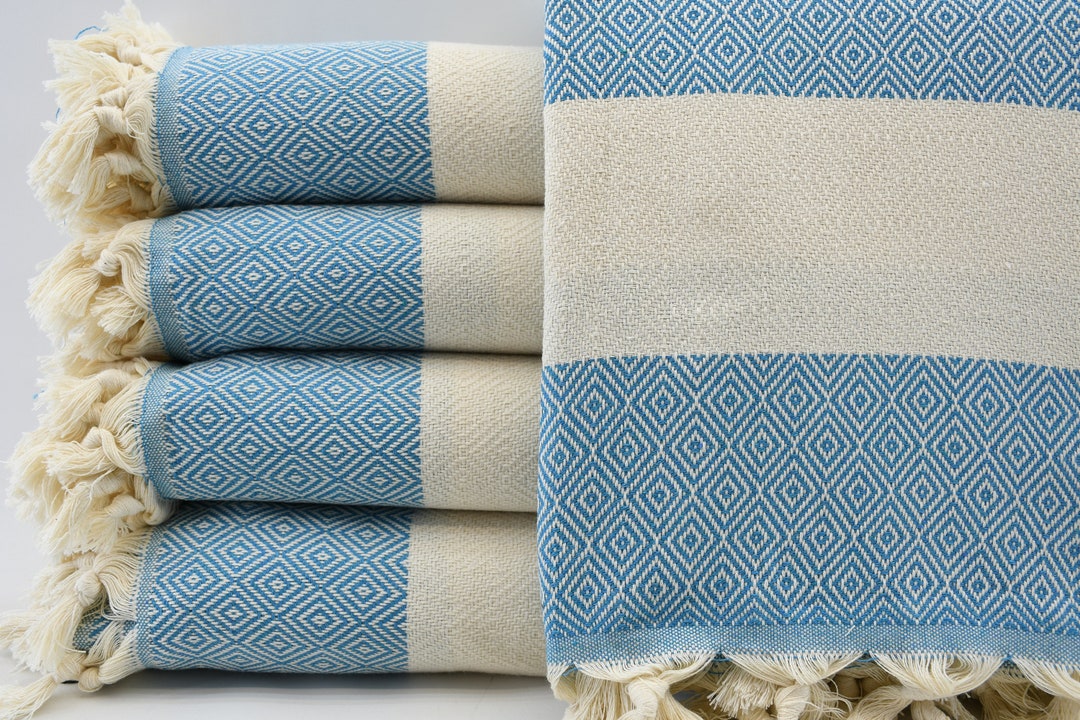 Aztec Blanket,turquoise Throw,bedspread Throw,handmade Blanket,diamond ...