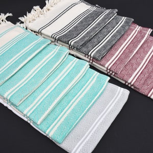 Personalized Gifts, Set of 10 Pieces, Turkish Hand Towel, 18"x44", Face ...
