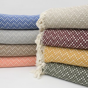 Turkish Bedspread,turkish Blanket,bed Cover,79"x87",beige Blanket ...