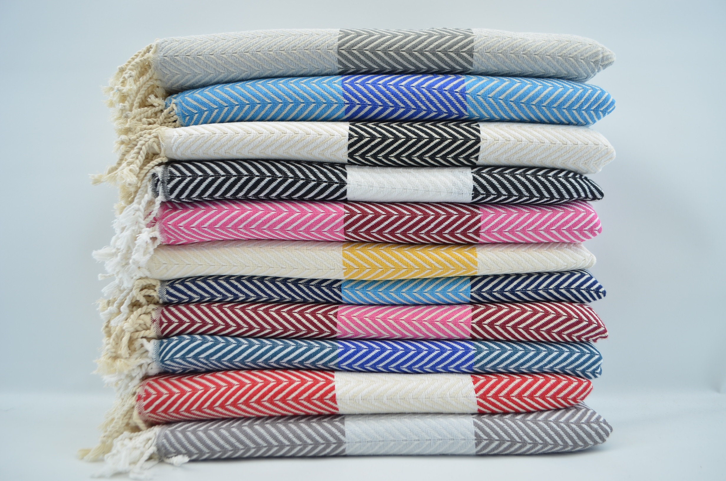 Turkish Towel,handmade Towel,peshtemal Towel,navy and Turquoise Towel ...