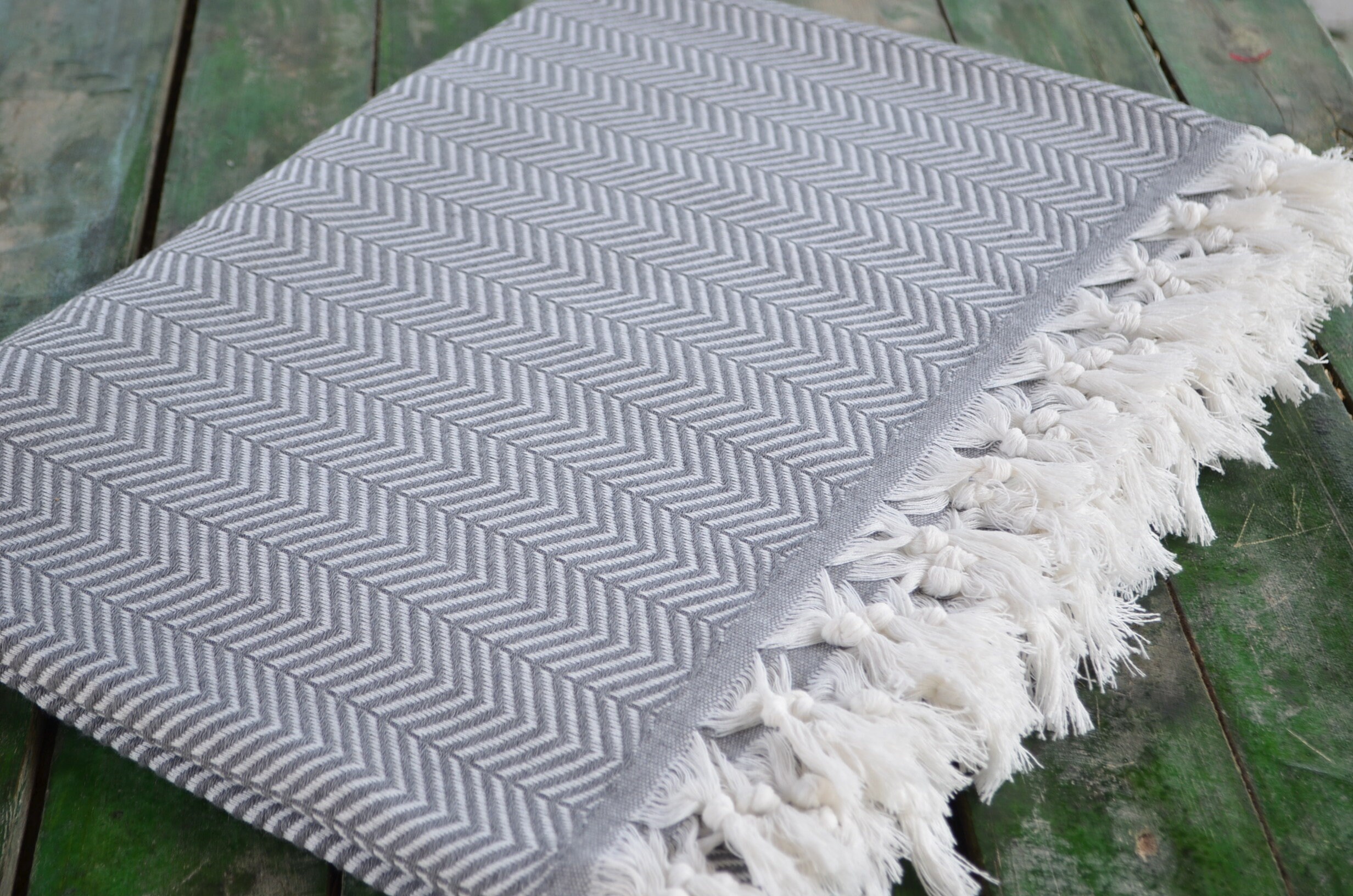 Turkish Gray Blanket200cmx225cmbed Coverking Size | Etsy