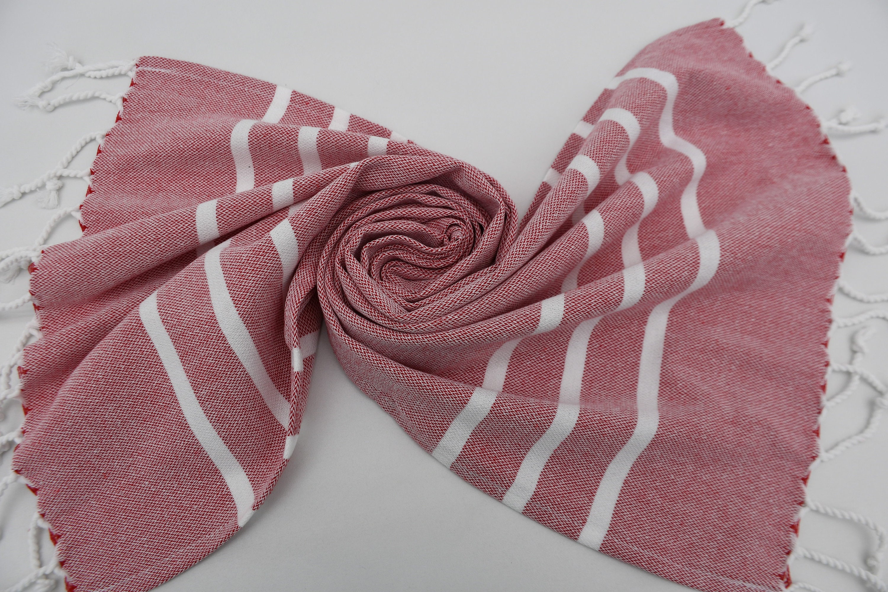 Red Hand TowelTurkish Face TowelHand Towel Tea | Etsy