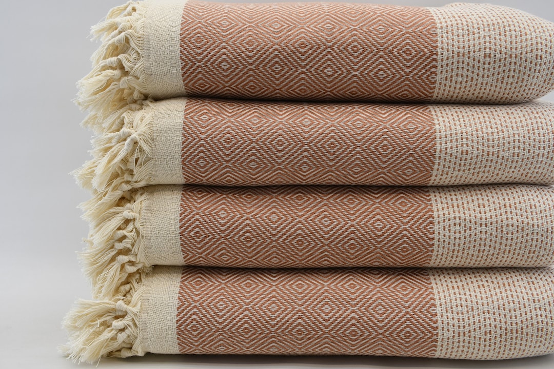 Taba Color Blanket,aztec Throw,turkish Blanket,79"x95",turkish ...
