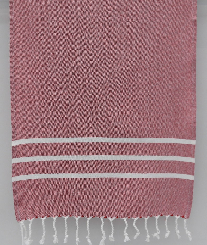 Red Hand Towelturkish Face Towelhand Towel Tea - Etsy