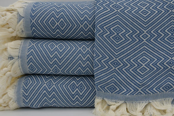 Turkish Blanketturkish Throworganic Cotton Blanketsoft | Etsy