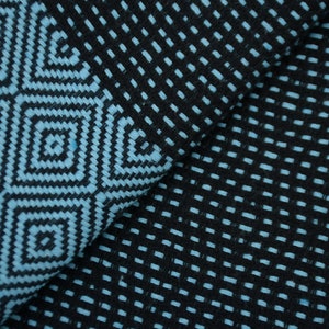 Black and Turquoise Blanket,turkish Bedspread,beach Throw,79"x95 ...