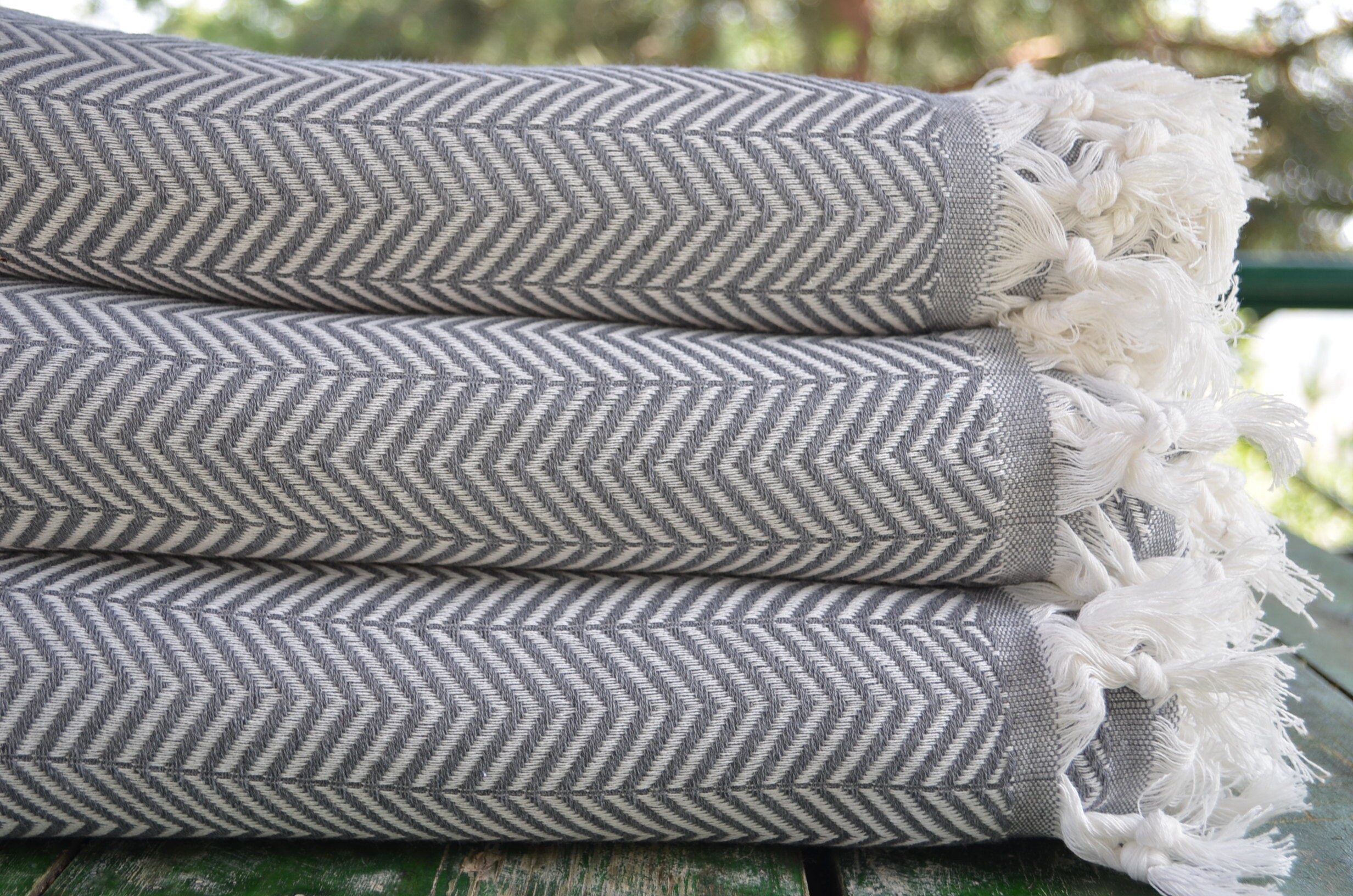 Turkish Gray Blanket200cmx225cmbed Coverking Size | Etsy