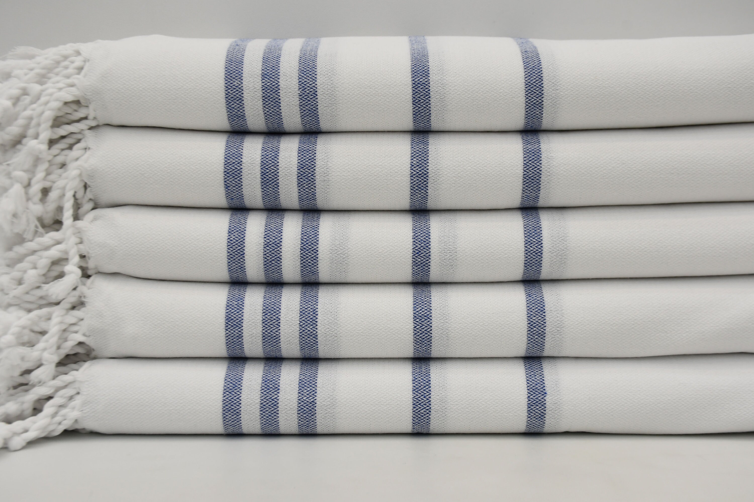 Navy Blue Striped TowelBeach PeshtemalSoft TowelTurkish | Etsy