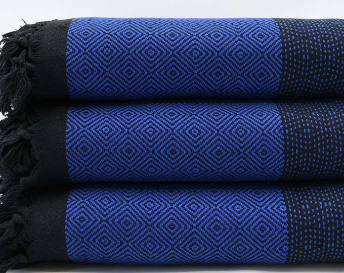 Turkish Bedspreadblue and Black - Etsy