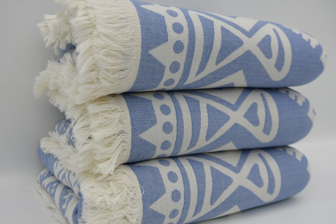 Turkish Blanketturkish Bedspreadturkish Towelblanketaztec - Etsy