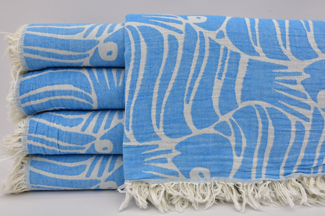 Blankets and Throws,turkish Bedspread,turkish Blanket,fish Patterned ...