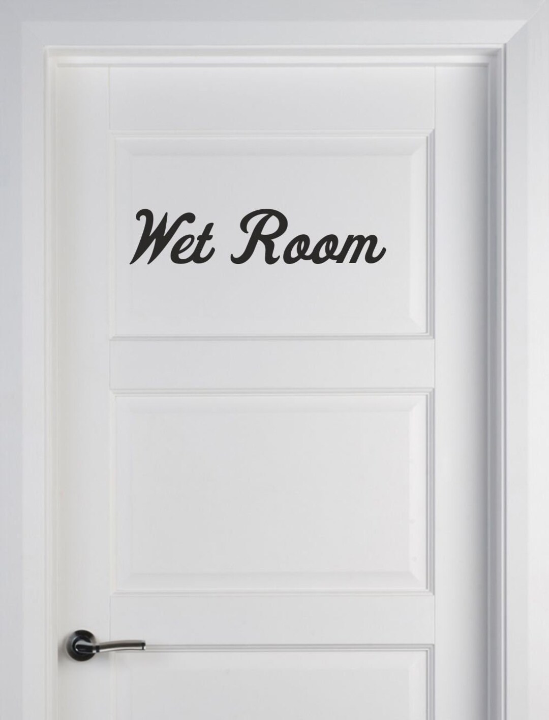 Wet Room Door Sticker House Home Cupboard Glass Wall Art Vinyl Decal - Etsy