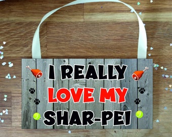 Fun Shar Pei Sign - Etsy