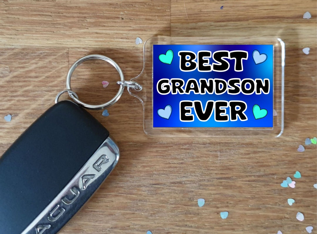 Grandson Keyring Gift Best Grandson Ever Funny Novelty Cute Present - Etsy