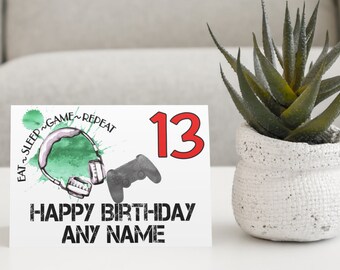 Ps5 Birthday Card - Etsy