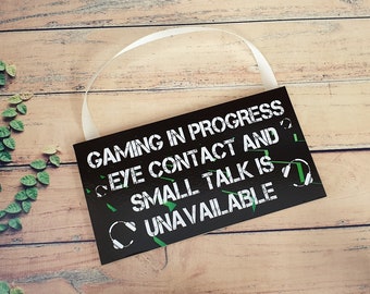 Gaming in Progress Light Sign - Etsy UK
