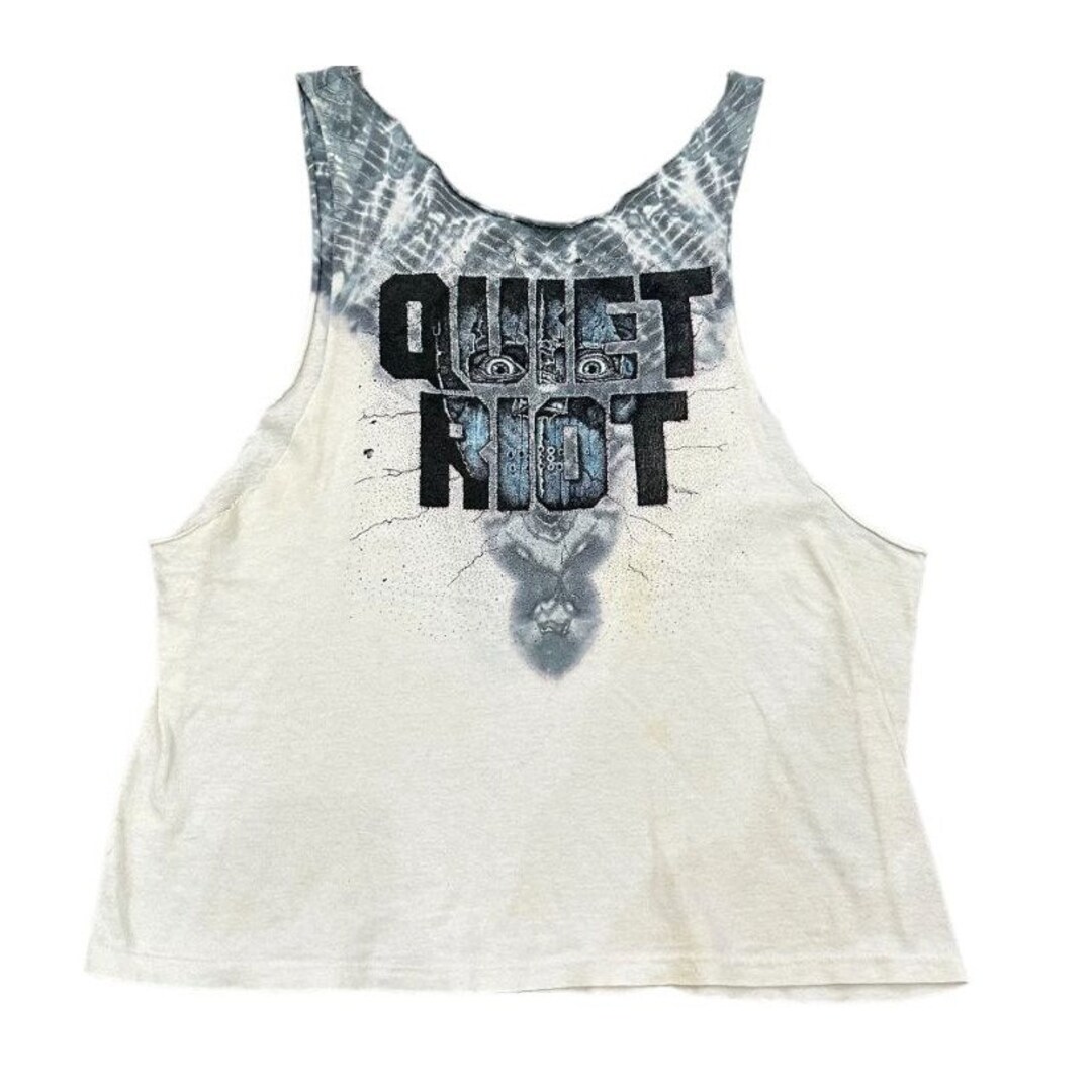 Vintage Quiet Riot 80s Band Sleeveless Shirt Tie Dye - Etsy