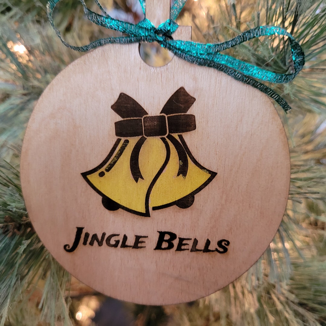 Jingle Bells Ornament / Personalized Ornament / Wood Ornament ...